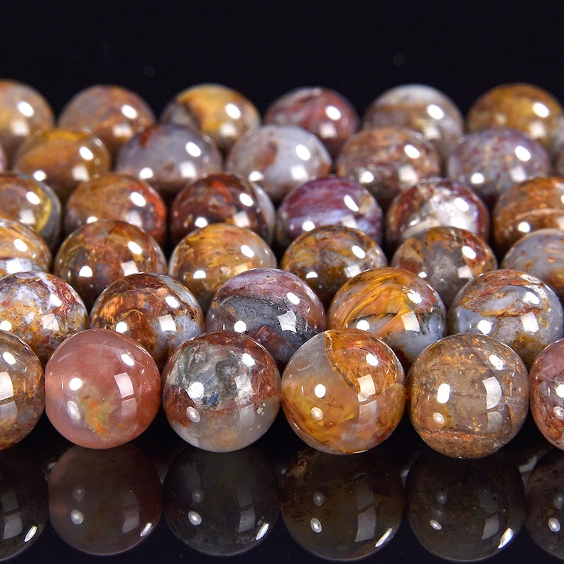 Natural African Golden Pietersite Gemstone Grade AAA Round 6MM 7MM 8MM ...