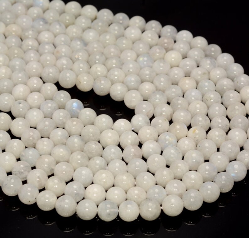 9mm Rainbow Moonstone Gemstone Grade A Round 9mm Loose Beads - Etsy