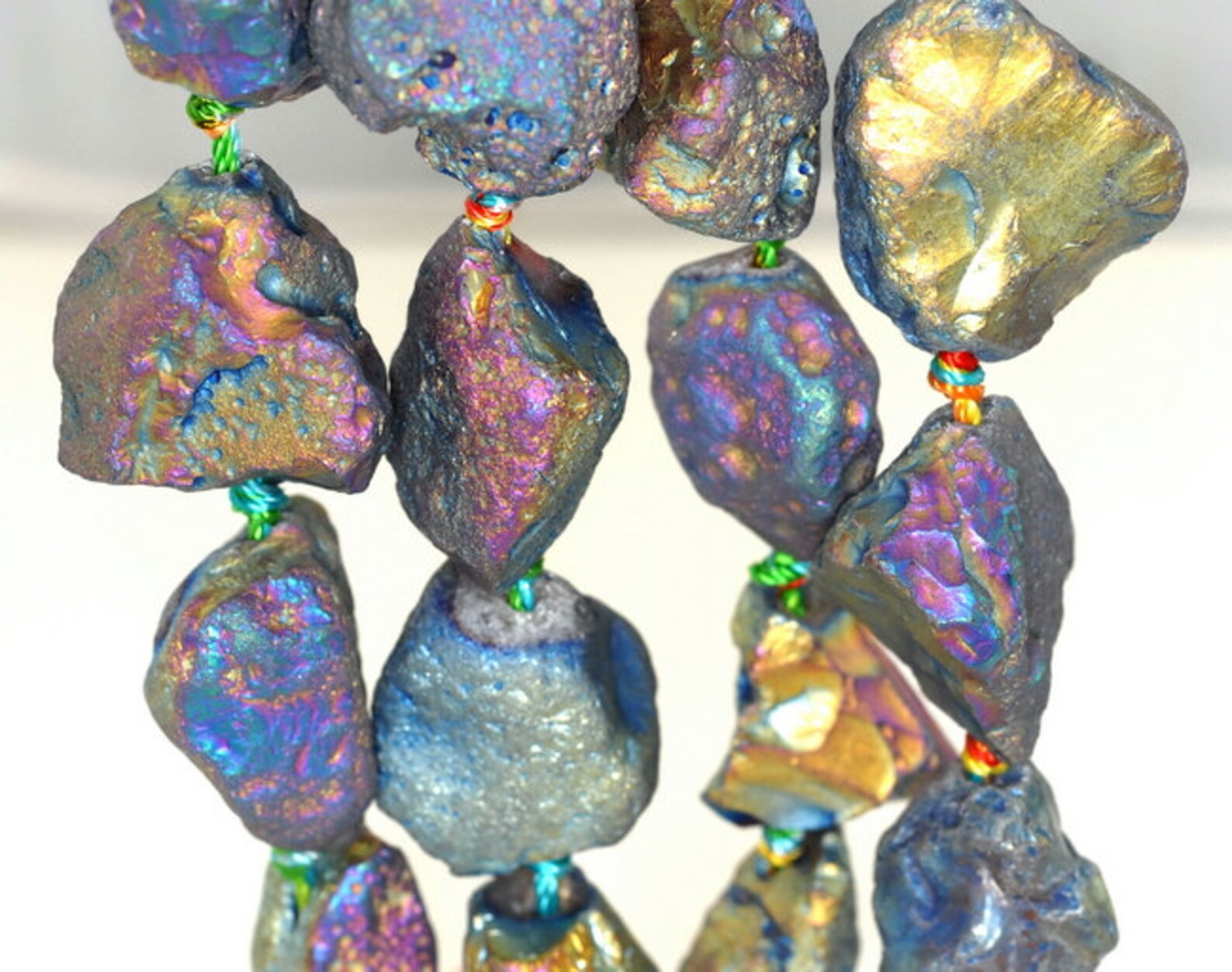 Rough Titanium Rainbow Agate Gemstone 20x15-30x20mm Rough - Etsy