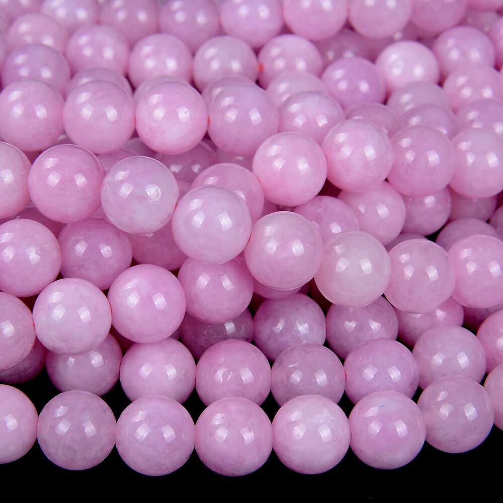 Purple Kunzite Quartz Gemstone Purple Grade AAA Round 6mm 8mm 10mm ...