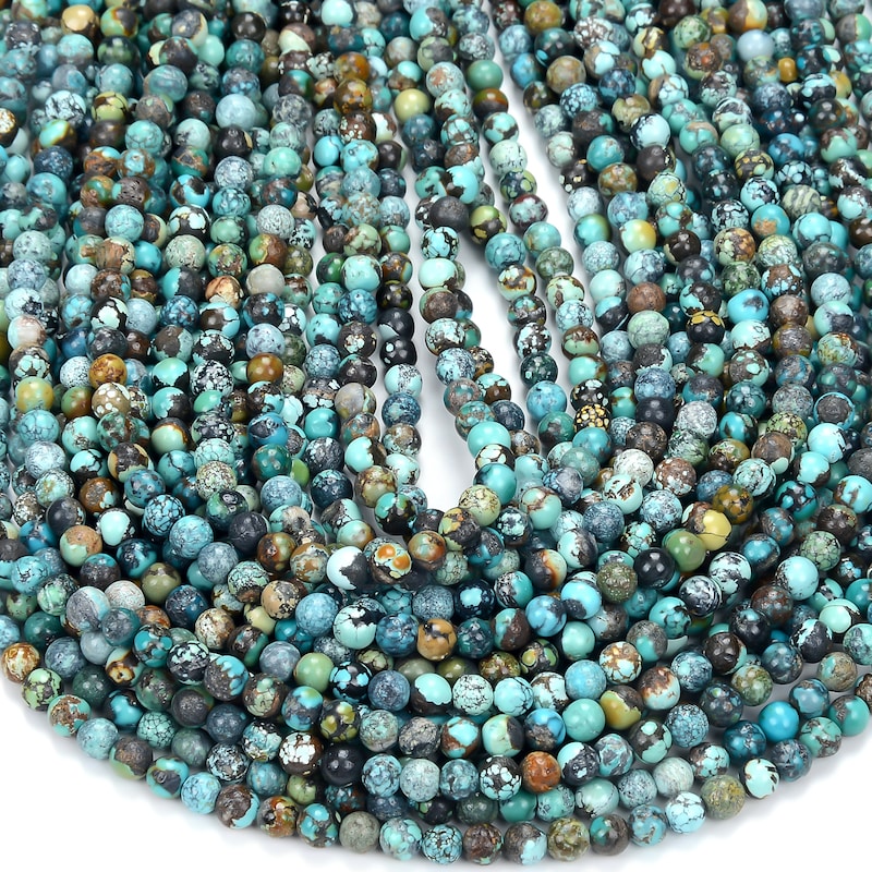 Turquoise Rounds 5mm - Etsy