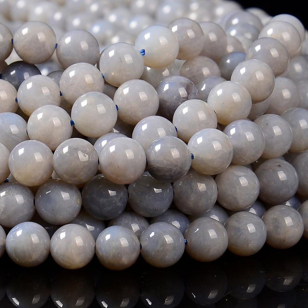 Natural Extremely Rare Blue Rose Quartz Gemstone Grade AA Round 5MM 6MM ...