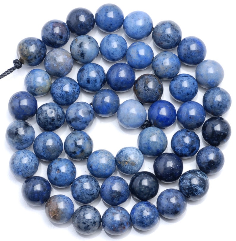 10mm South Africa Dumortierite Dark Blue Gemstone Blue Round - Etsy