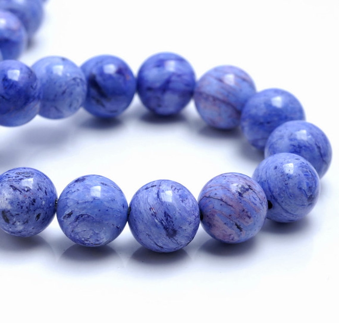 10MM Light Purple Charoite Jasper Gemstone Grade AB Round Loose Beads 7 ...