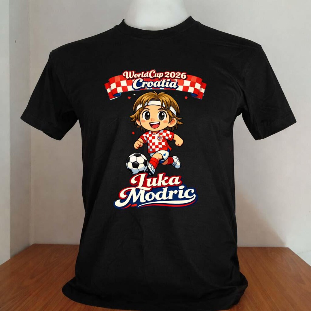 Luka Modric Croatia Cartoon Shirt - Etsy
