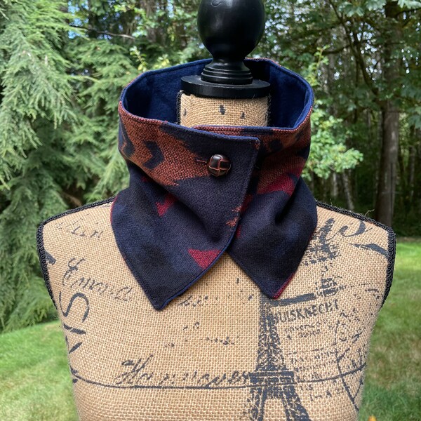 Button Scarf - Etsy