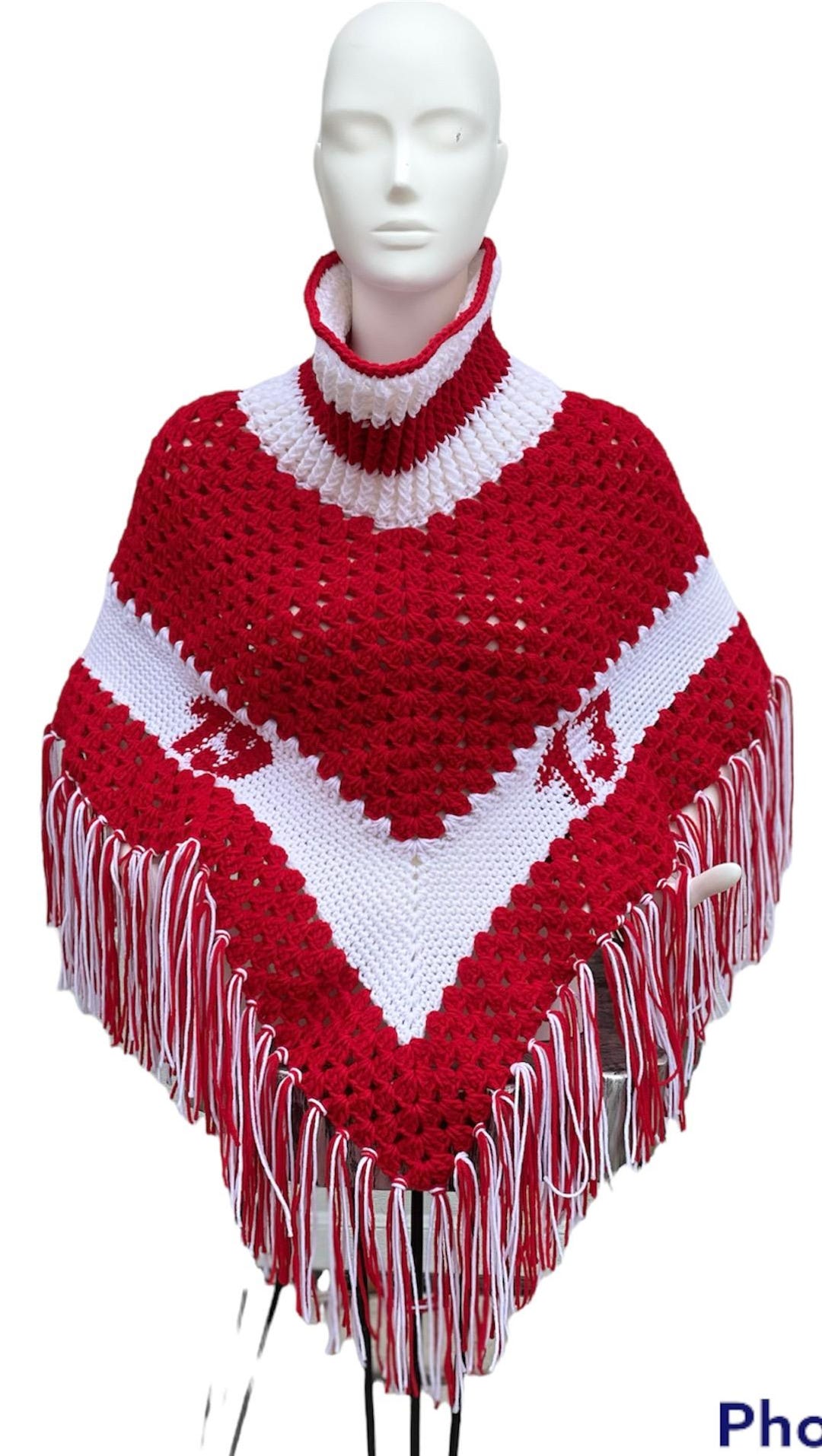 Handmade 1913 Delta Sigma Theta Crochet Shawl With Fringe - Etsy