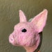 Needle-felted Wool Pig Sculpture - Etsy