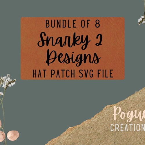 Hat Patch SVG File Hunt / Fish Bundle - Etsy