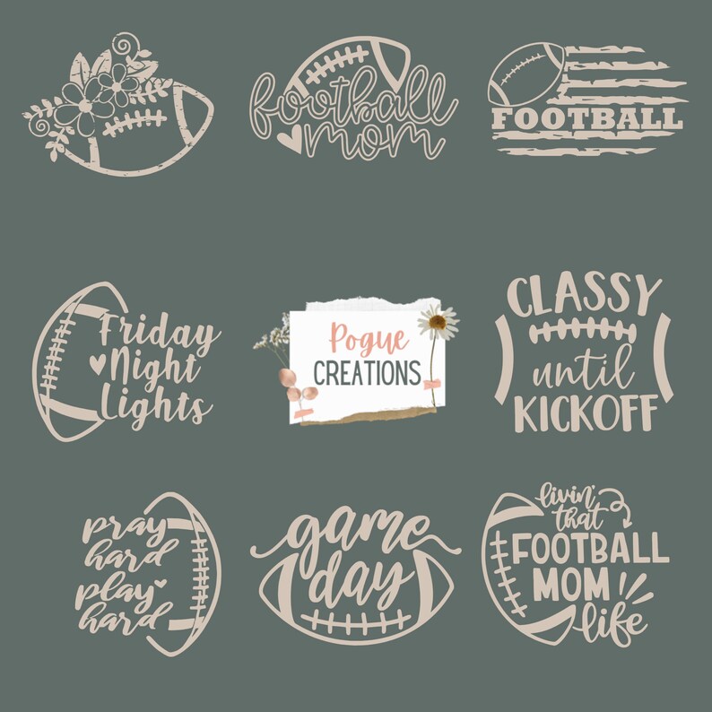 Hat Patch SVG File - Football Bundle - Etsy