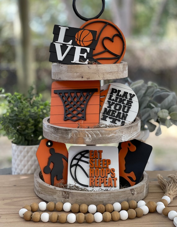 Basketball Tier Tray Laser Cut File - Etsy