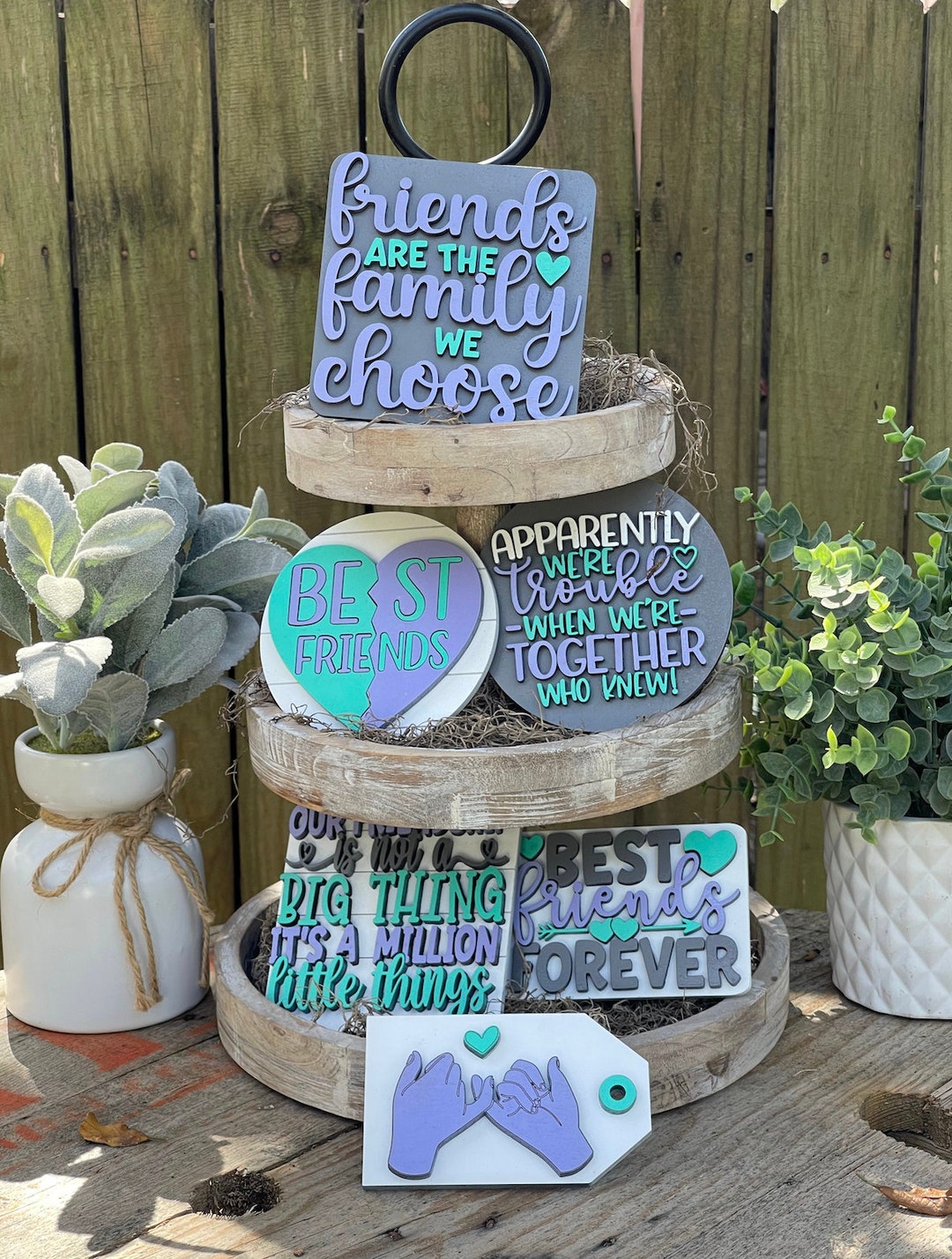 Best Friends Laser Cut File - Etsy