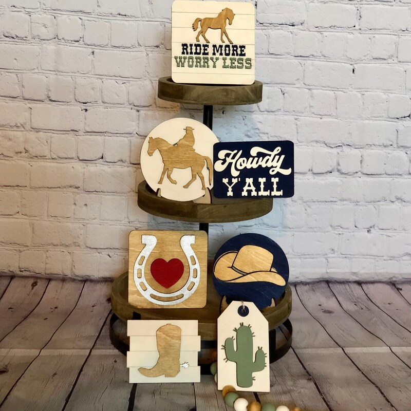 Cowboy Tray - Etsy