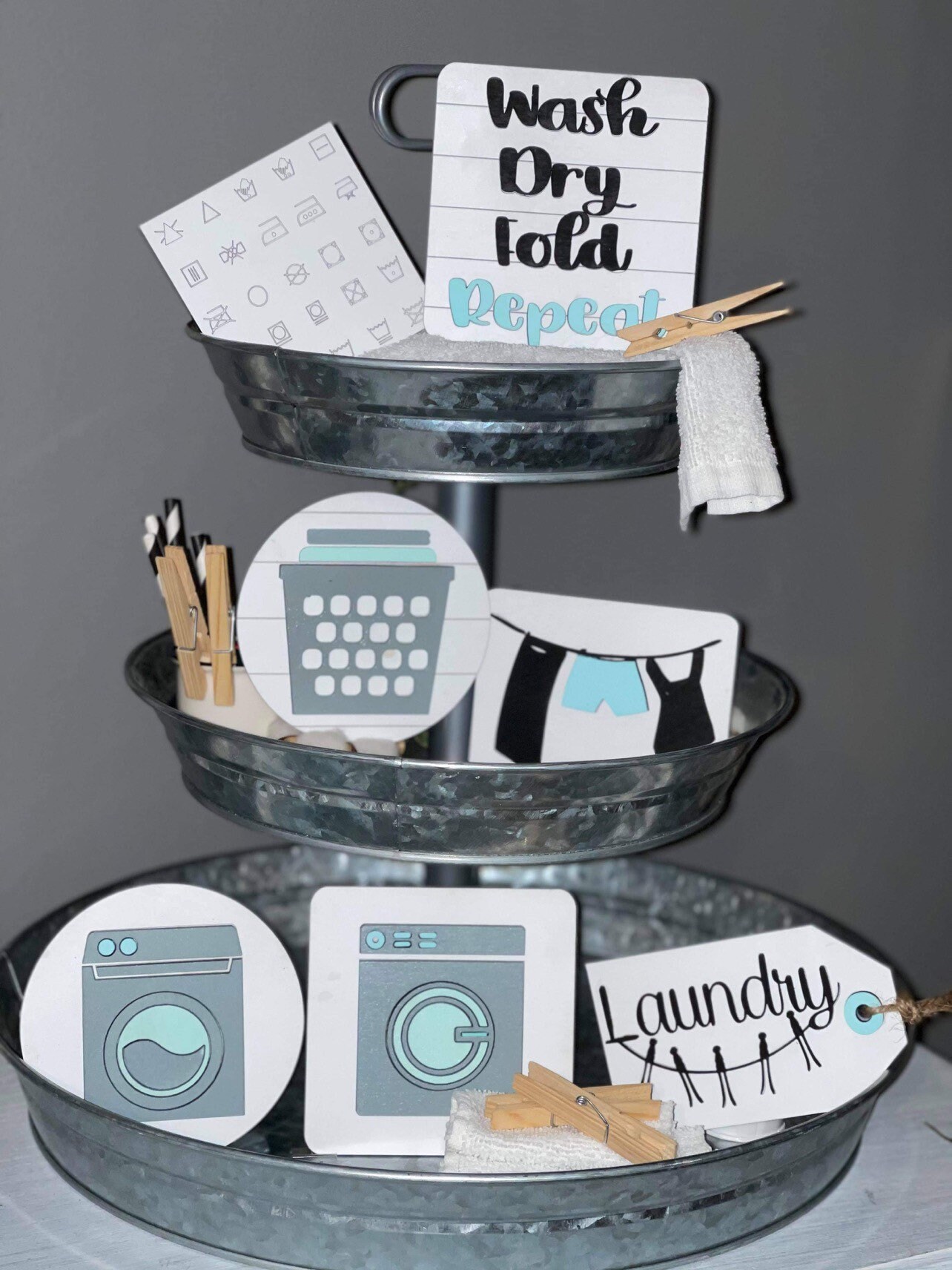 Laundry Tier Tray DIY Kit | Etsy