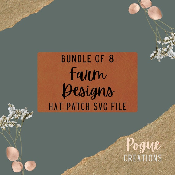 Hat Patch SVG File Farm Bundle - Etsy