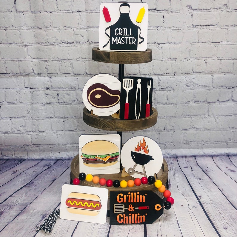 BBQ Tier Tray Laser Cut File | Etsy