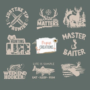 Hat Patch SVG File - Hunt / Fish Bundle - Etsy