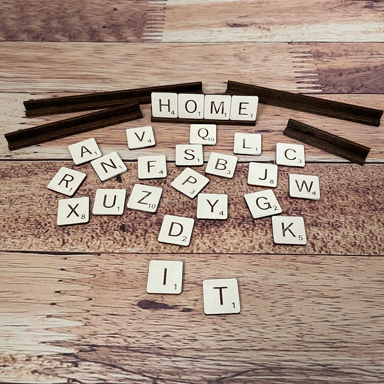 Scrabble Letters With Stands Laser Cut File - Etsy