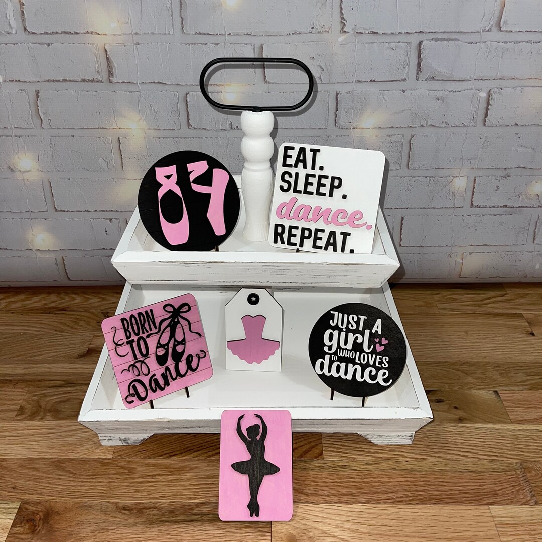 Dance Tier Tray Laser Cut File - Etsy
