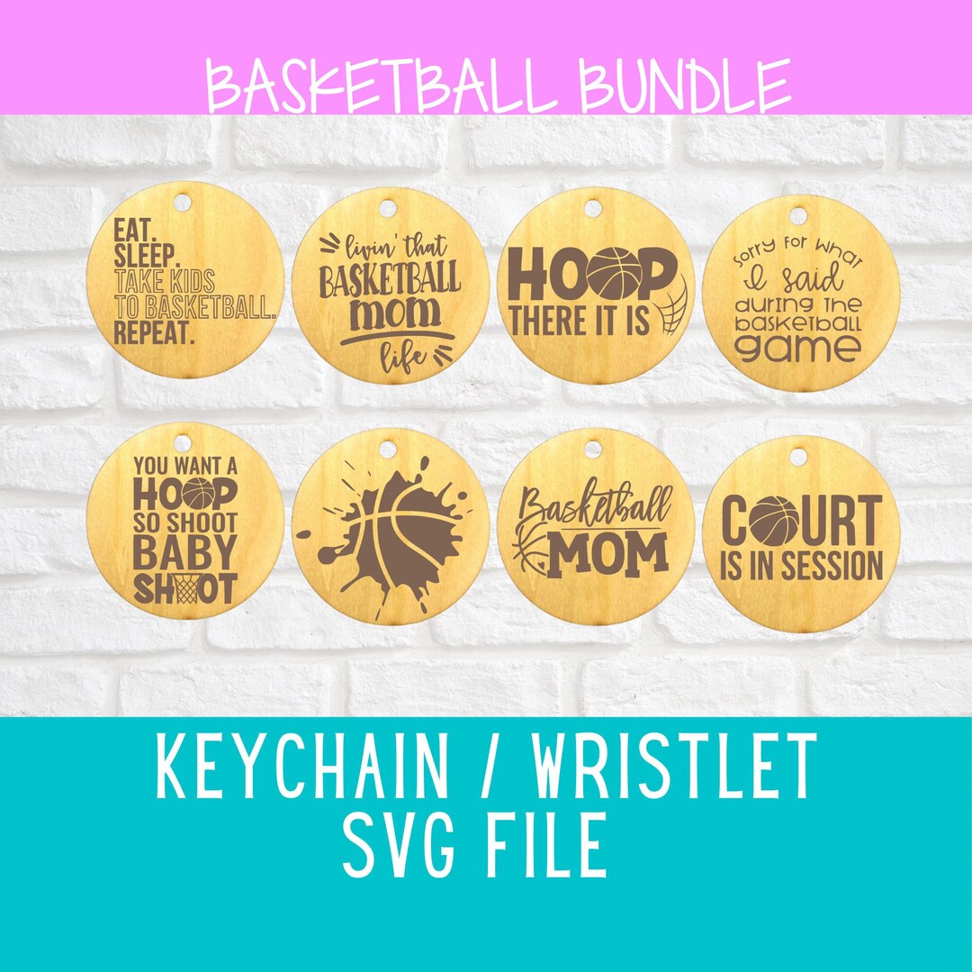 Wristlet/keychain SVG - Basketball Bundle - Etsy