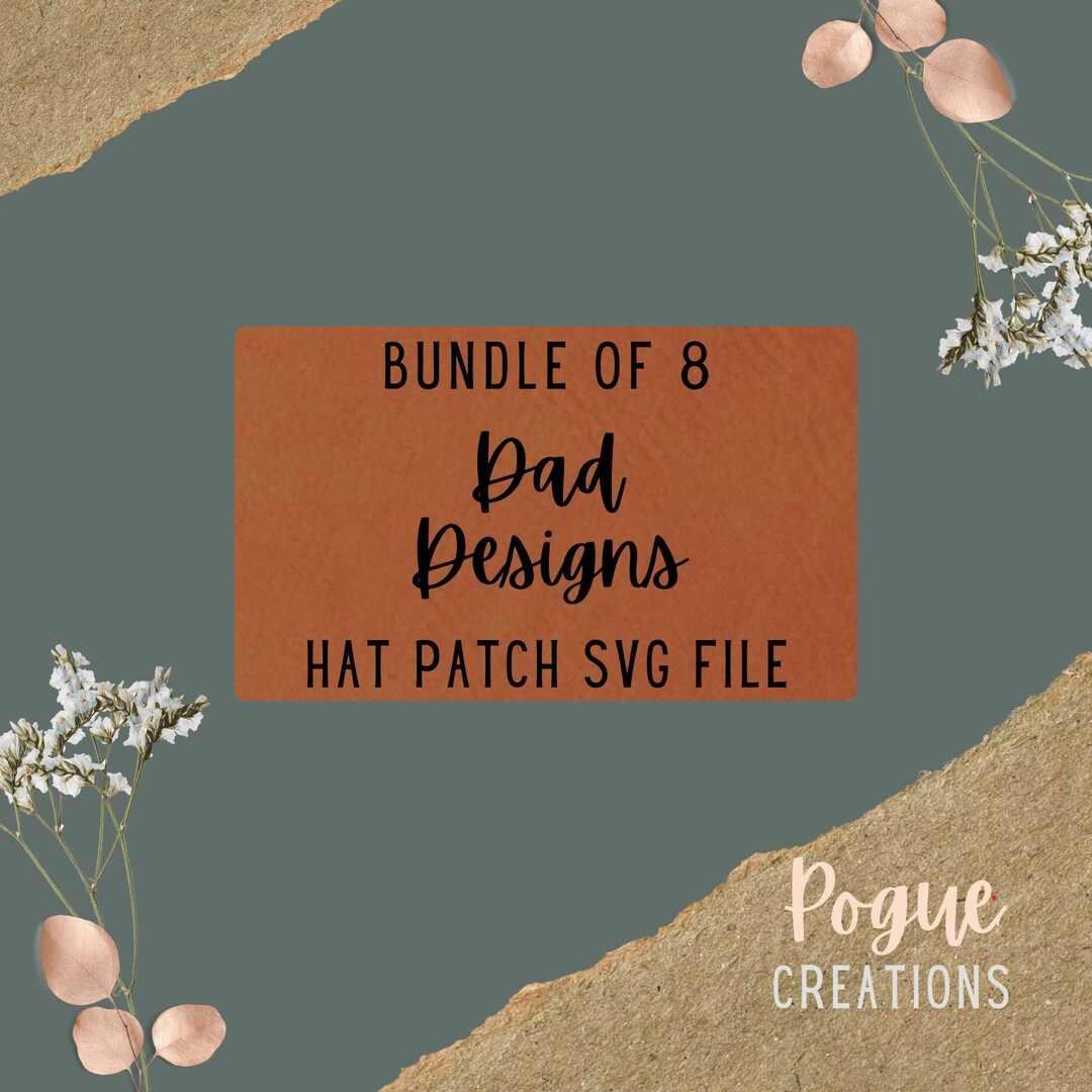 Hat Patch SVG File - Dad Bundle - Etsy