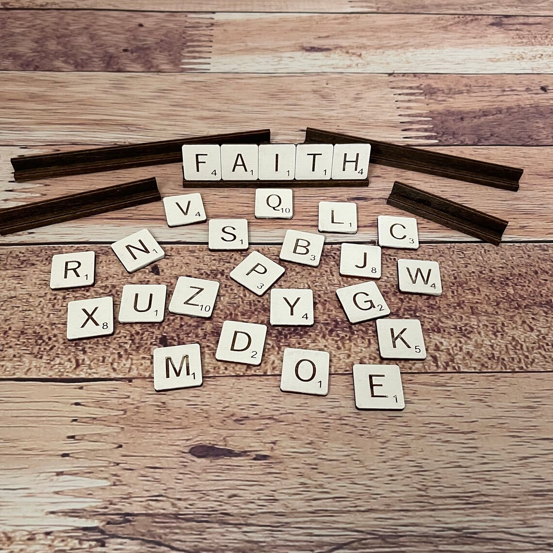 Scrabble Letters With Stands Laser Cut File - Etsy