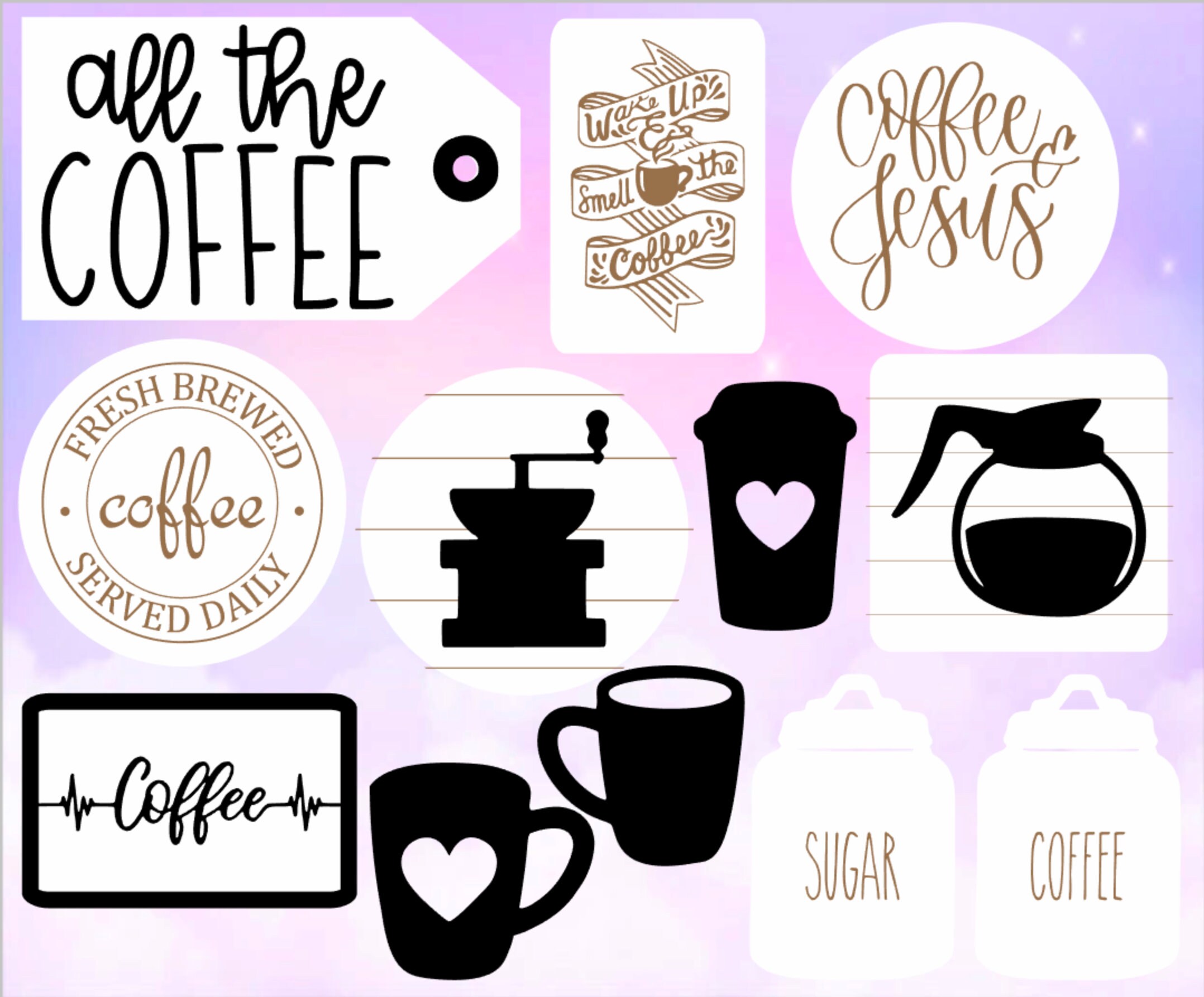 Coffee Tier Tray Laser Cut File - Etsy