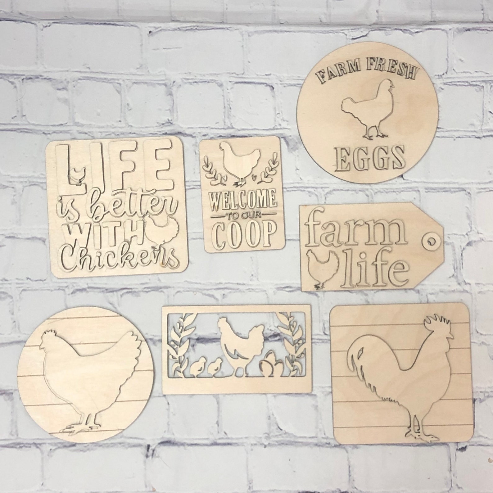 Chicken Tier Tray Laser Cut File - Etsy