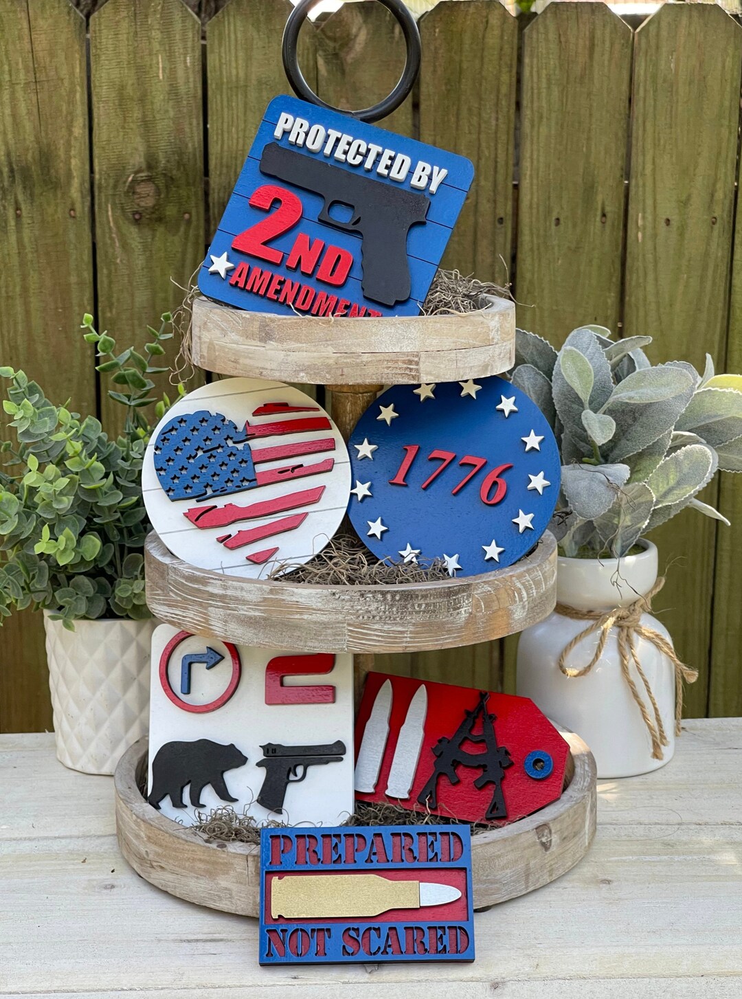 Second Amendment Tier Tray Laser Cut File - Etsy