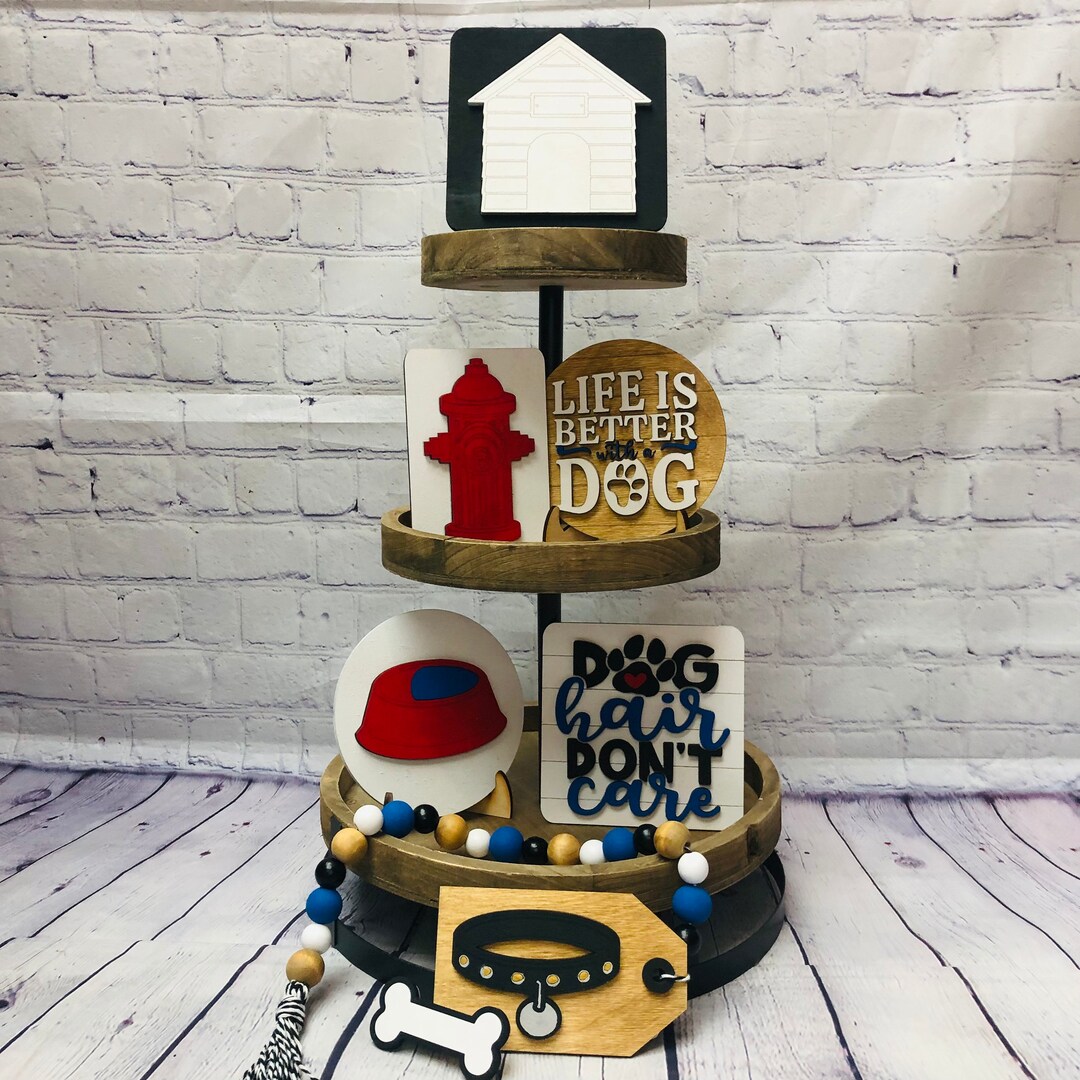 Dog Tier Tray Laser Cut File - Etsy