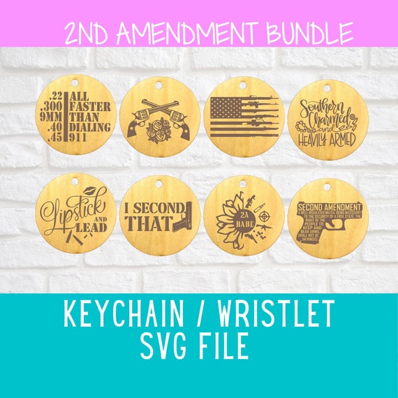 Wristlet/keychain SVG 2nd Amendment Bundle - Etsy