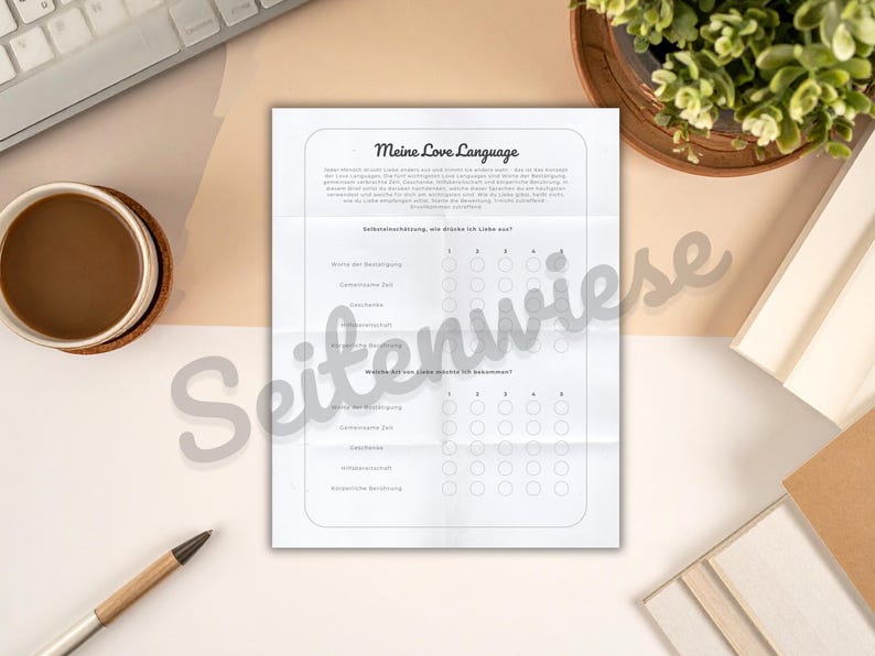 My Love Language | Love Languages | PDF Download - Etsy
