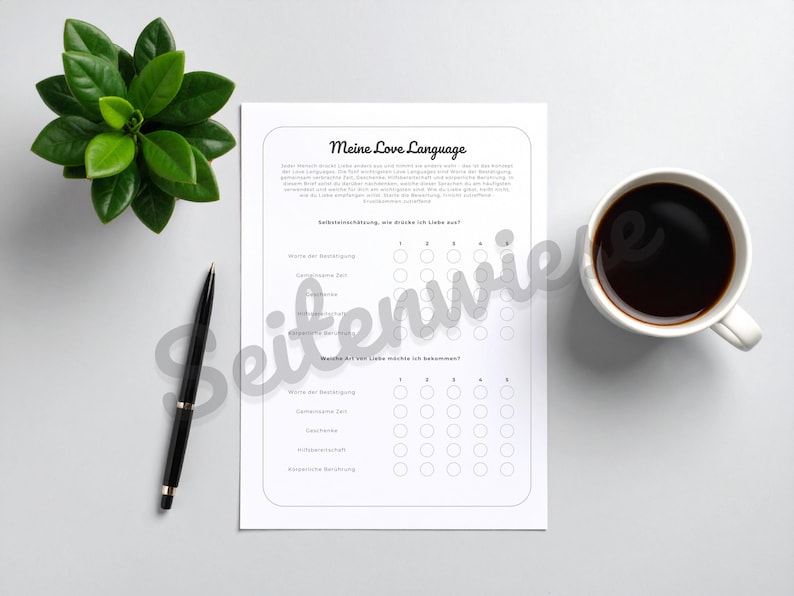My Love Language | Love Languages | PDF Download - Etsy