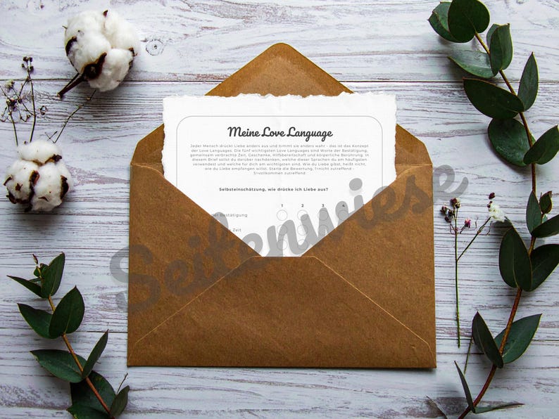 My Love Language | Love Languages | PDF Download - Etsy