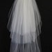 3 Tier 120 Inch Cathedral Wedding Veil With Blusher, Bridal Veil, Regal ...