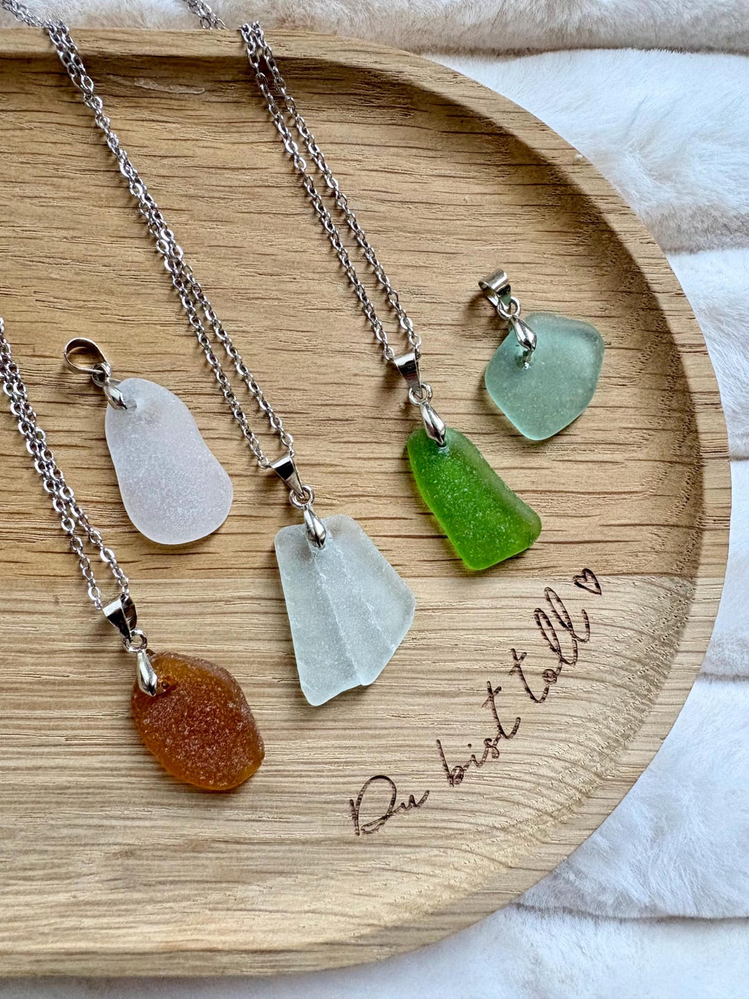 Handmade Necklaces Made From Genuine Sea Glass - Etsy