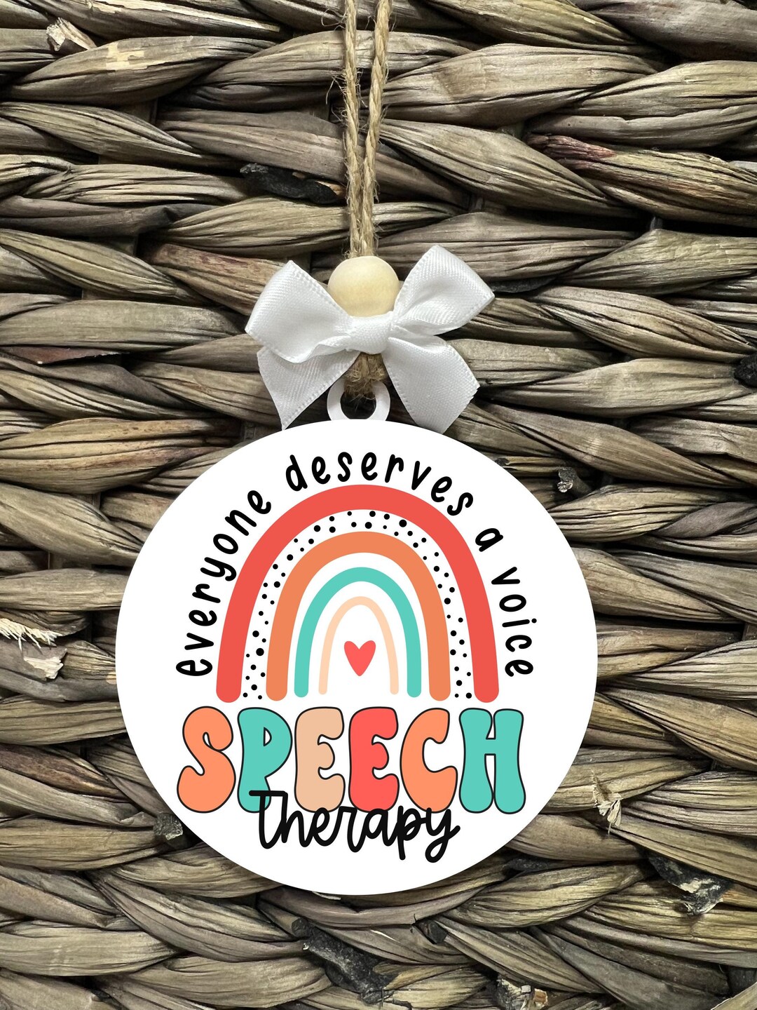 Personalized SLP Ornament, SLP Ornament, SLP Appreciation, Speech ...