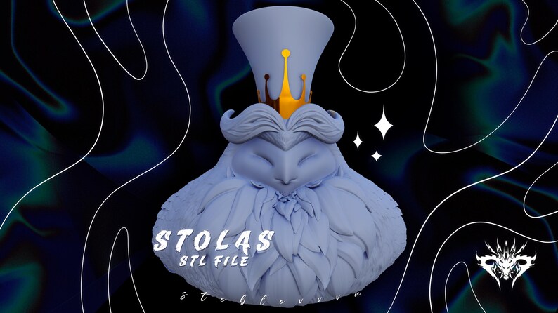 Stolas Fantasy Demon Owl – Digital 3D Model for Resin Printing - Etsy