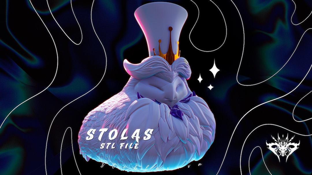 Stolas Fantasy Demon Owl – Digital 3D Model for Resin Printing - Etsy