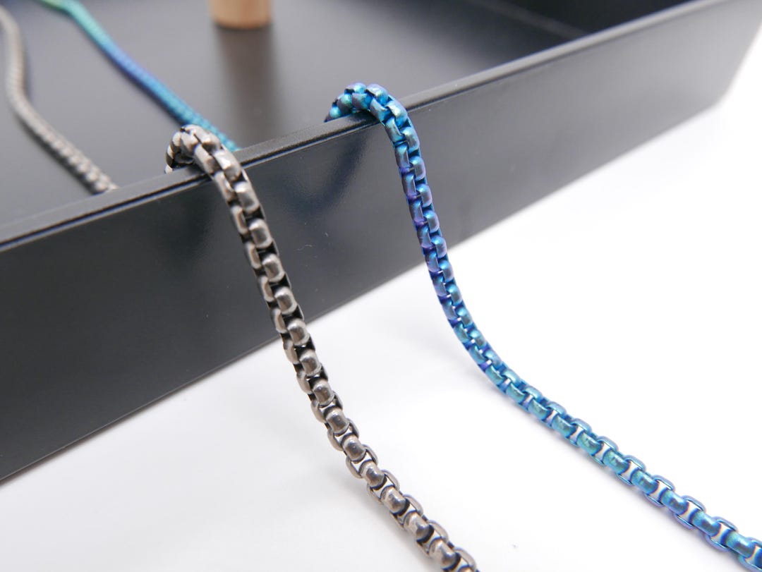 Titanium Box Cable Chain Necklace 3mm - Etsy
