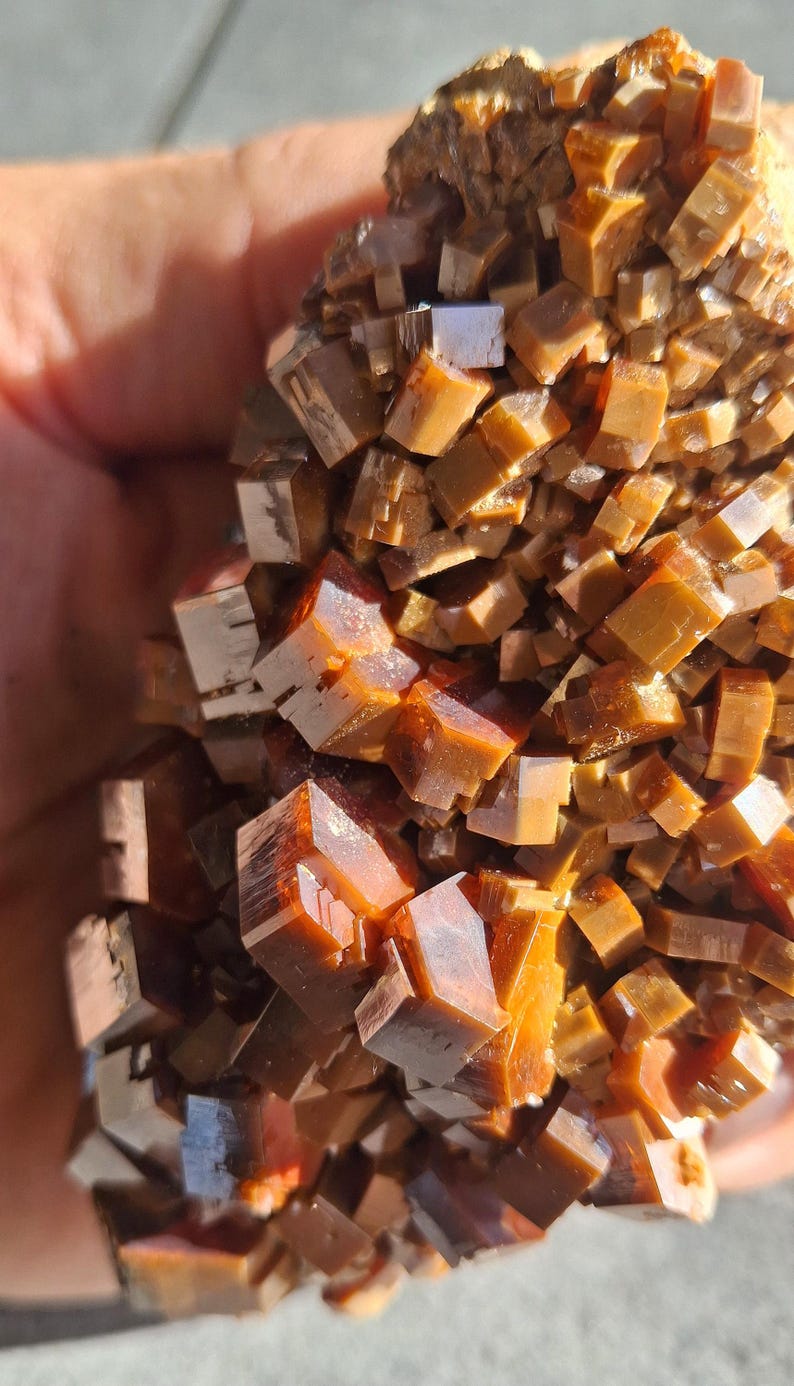 Mibladen Morocco Vanadinite Crystals - Museum Quality Mineral Specimen ...
