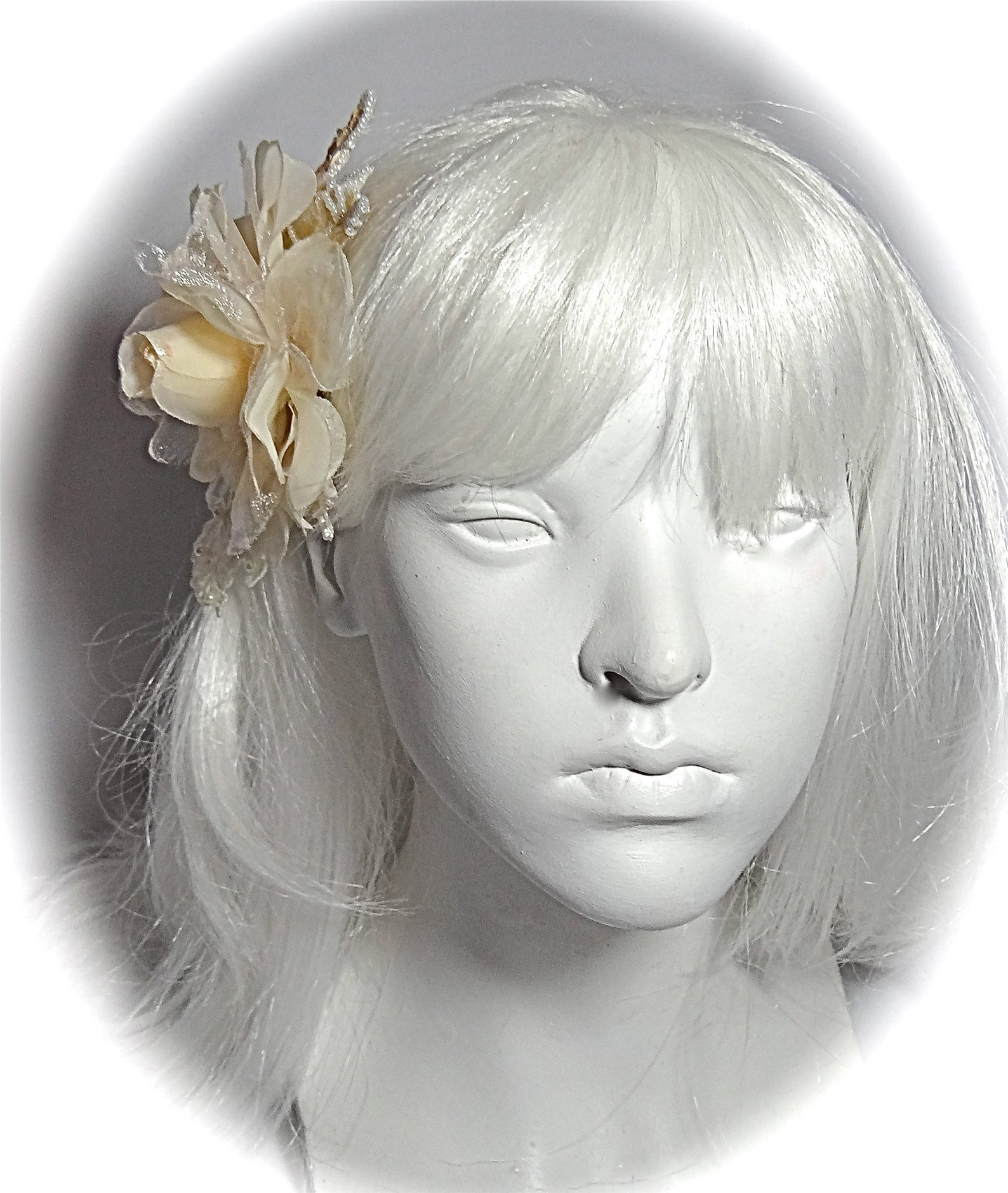 Lace Bridal Hairpiece Vintage Victorian Wedding Accessories | Etsy