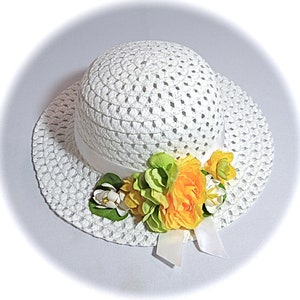 Little Girls Easter Hat Sun Hats Summer Hats GH-124 - Etsy
