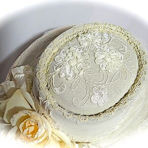 Bridal Hat & Veil Ivory Lace Bridal Hats Wedding Accessories BH- - Etsy