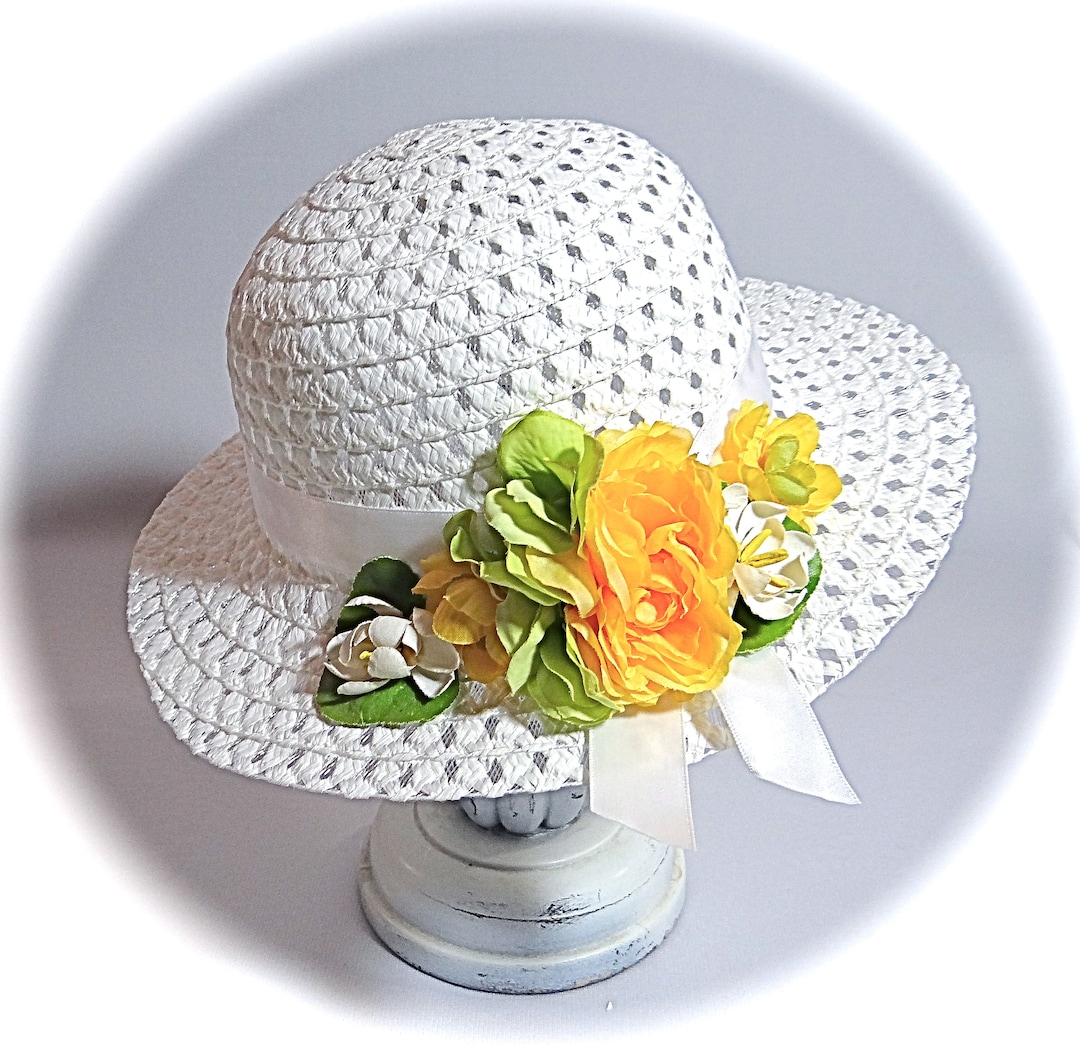 Little Girls Easter Hat Sun Hats Summer Hats GH-124 - Etsy
