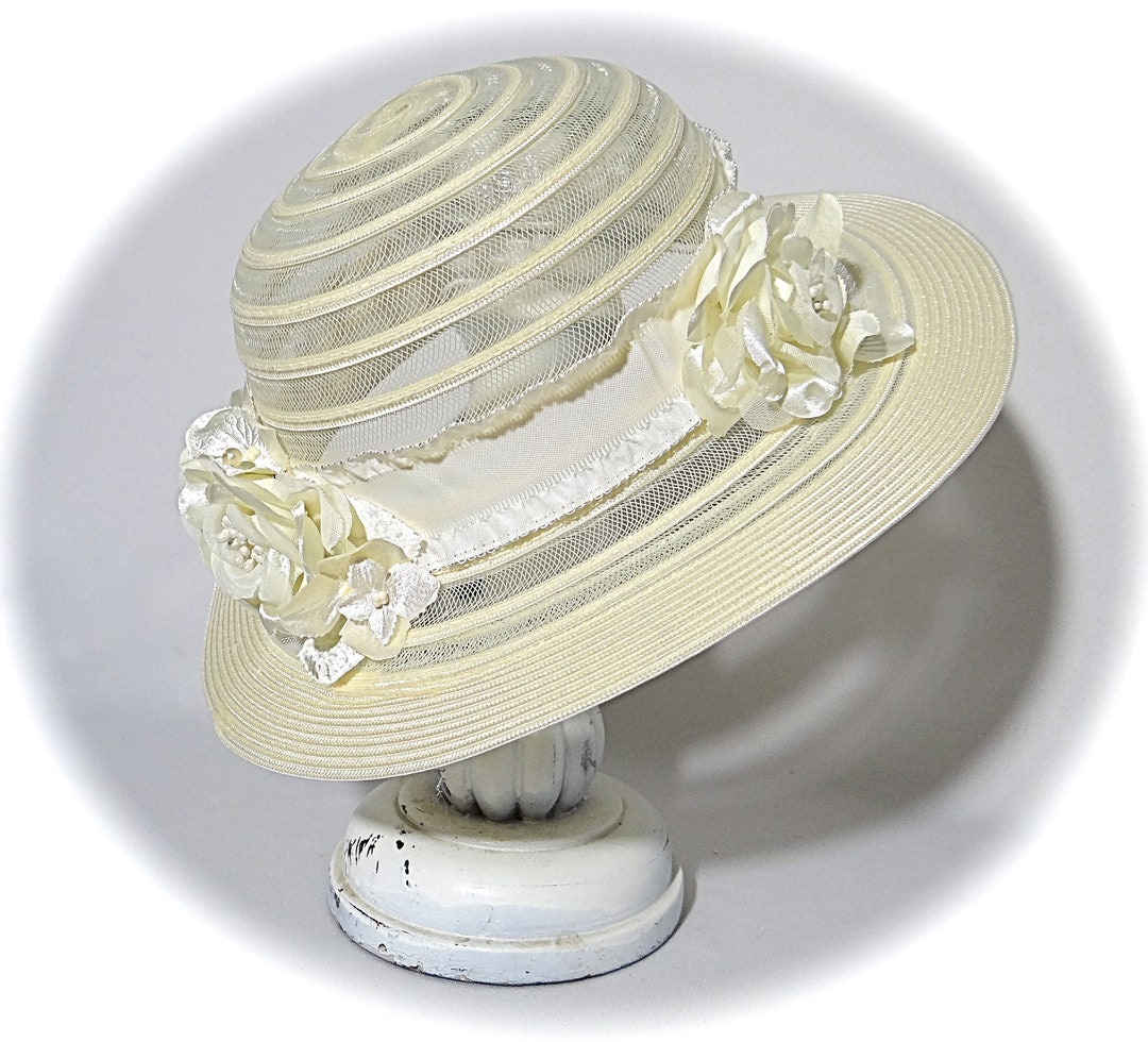 Little Girls Easter Bonnet Flower Girl Hat GH-145 - Etsy