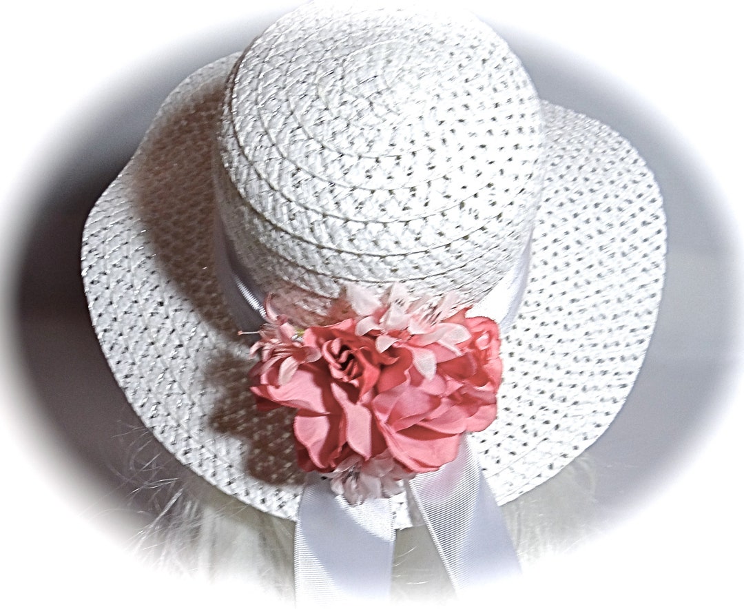 Big Girls Easter Hat Sun Hats Flower Girl Hat GH-111 - Etsy