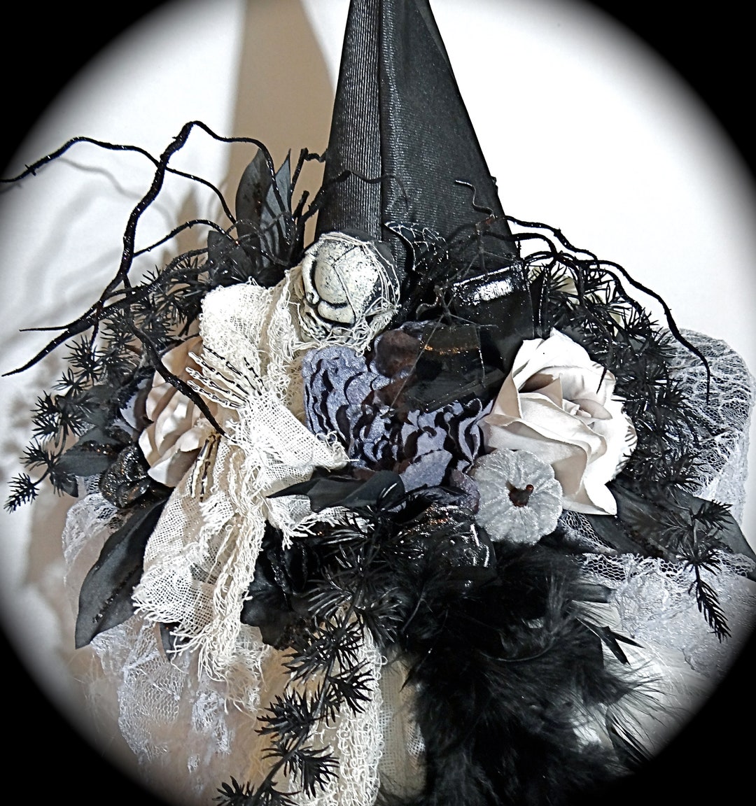 Creepy Crypt Witch Hat Halloween Costumes WH-113 - Etsy