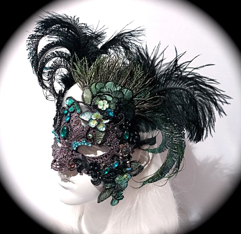 Peacock Mask Venetian Masquerade Ball Masks Carnevale Masks Etsy