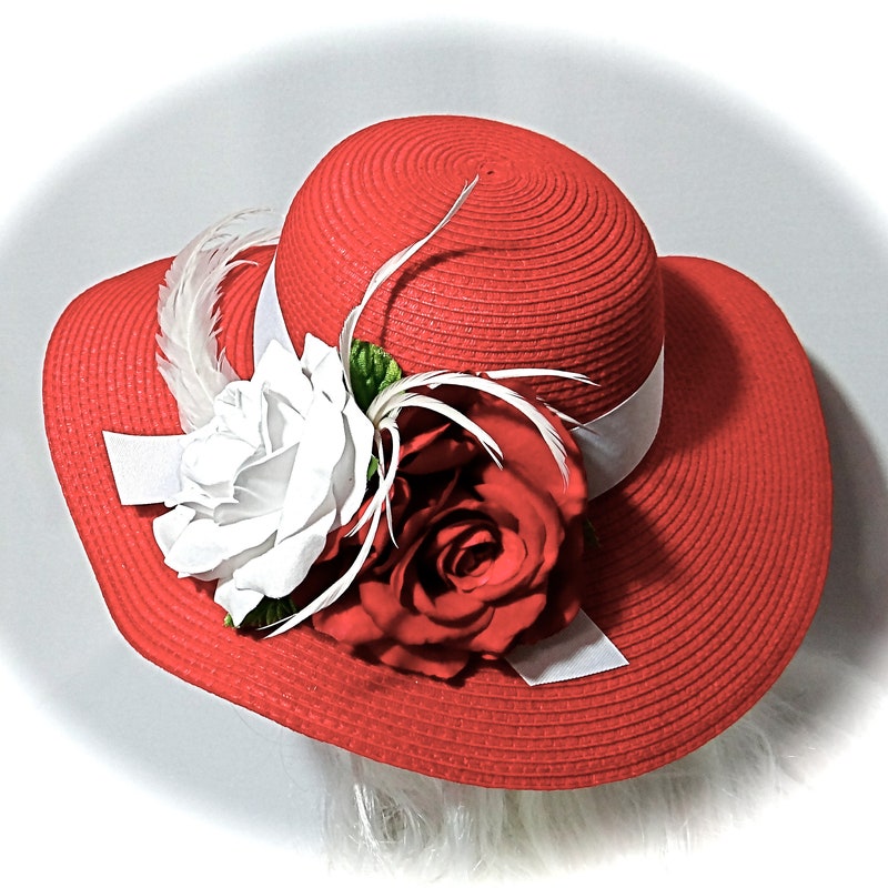 Womens Red Hats - Etsy